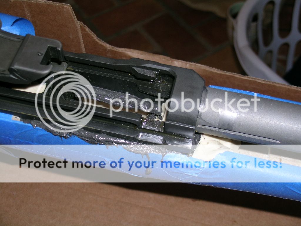 Bedded McMillan stock with Devcon | M14 Forum