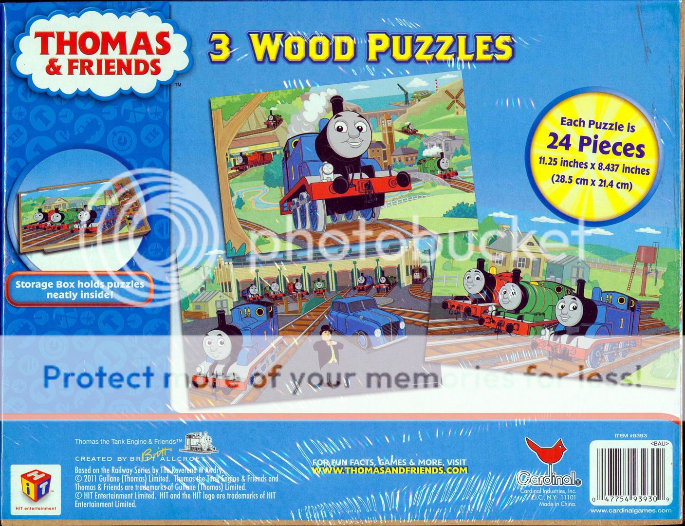 New Thomas The Tank Engine Friends Set of 3 Wood Jigsaw Puzzles with ...